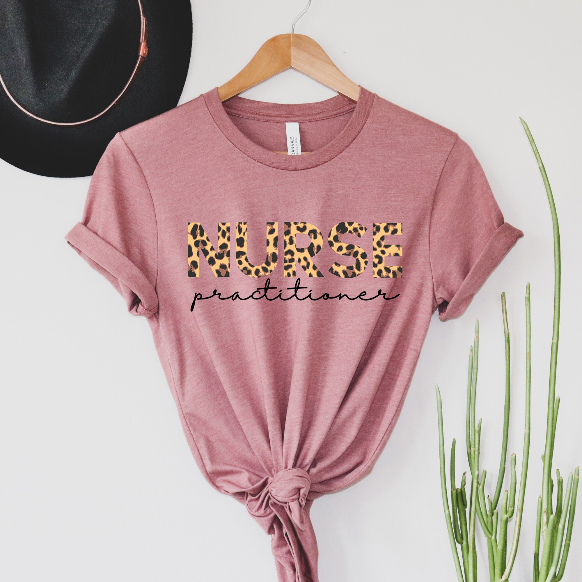 Leopard Print Nurse Practitioner Shirt, NP Shirt, Nurse Shirt, NP Tee ...