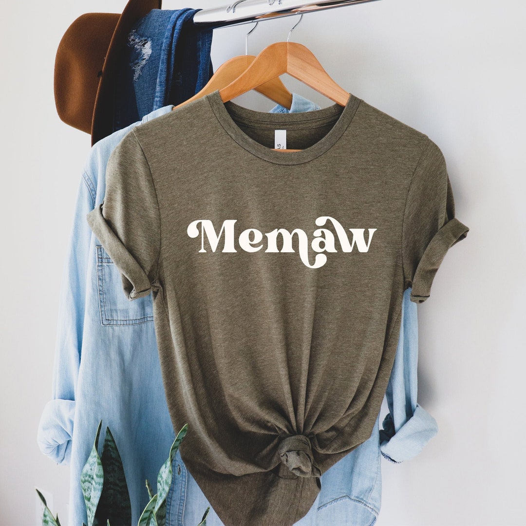 Memaw Tshirt, Memaw Gift, Mima Gift, Mima Gifts, Grammy, Grandma Shirt ...