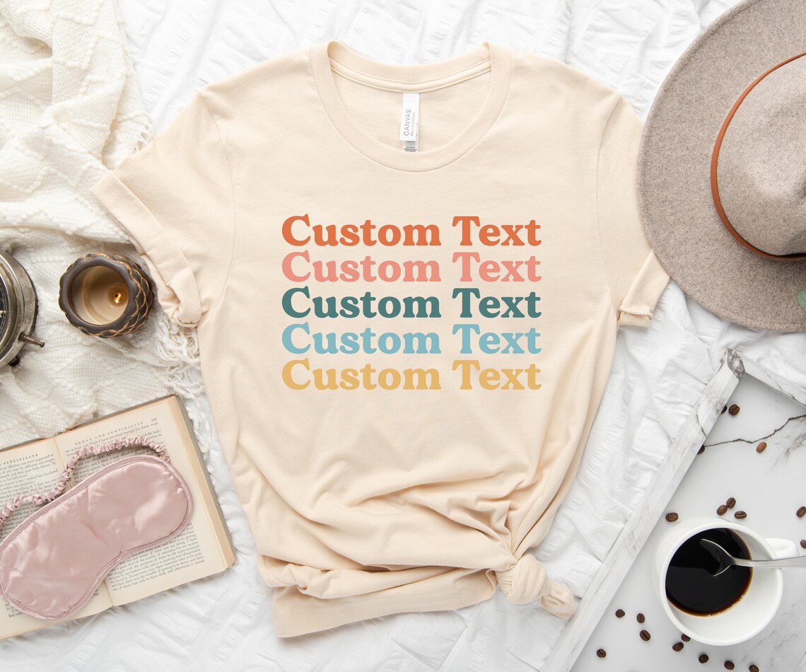 Retro Custom Shirt Custom Shirts Custom T-shirt - Etsy