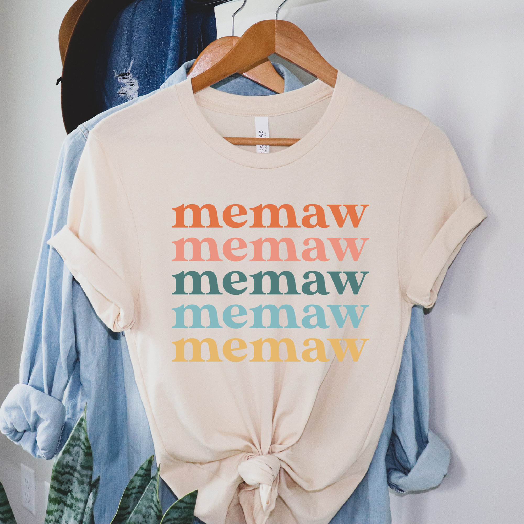 Retro Memaw Shirt Memaw Shirt for Grandma Memaw Gifts for | Etsy