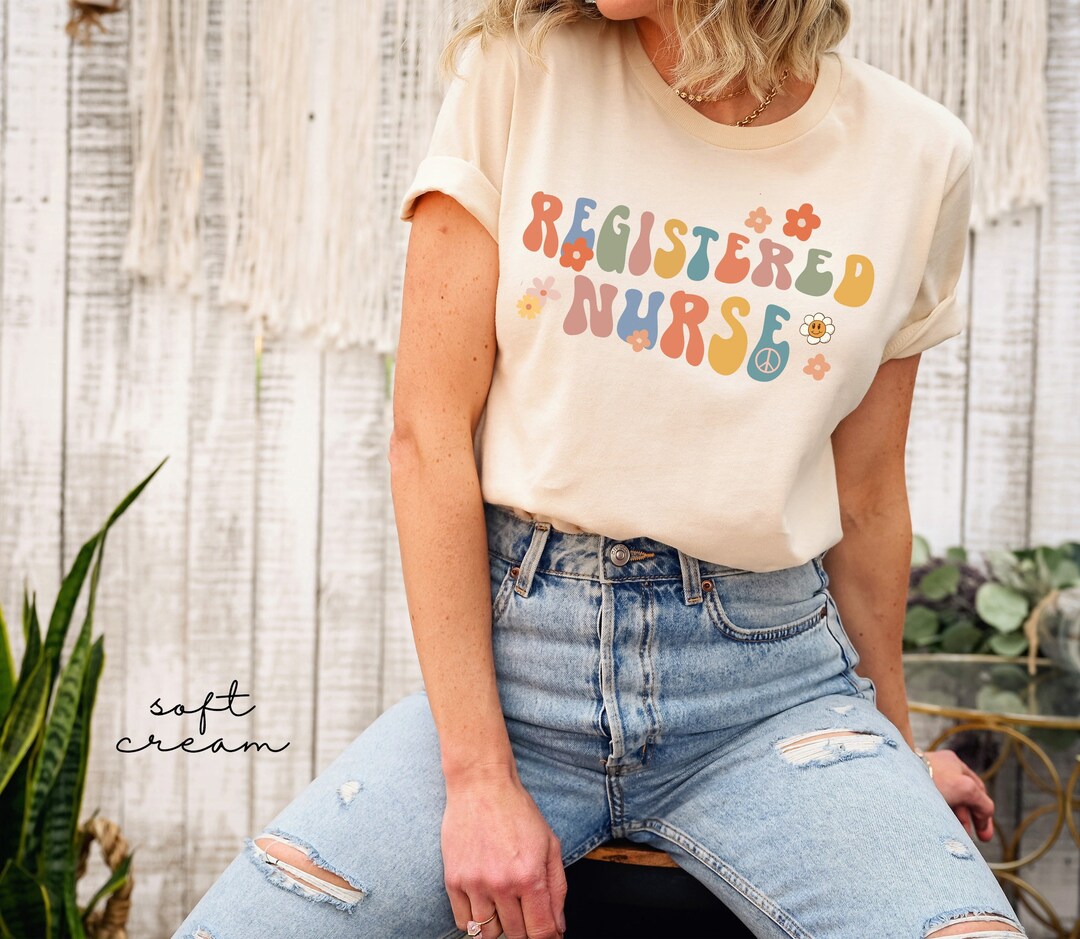 Groovy Registered Nurse Shirt, Registered Nurse T Shirt, RN Shirts ...