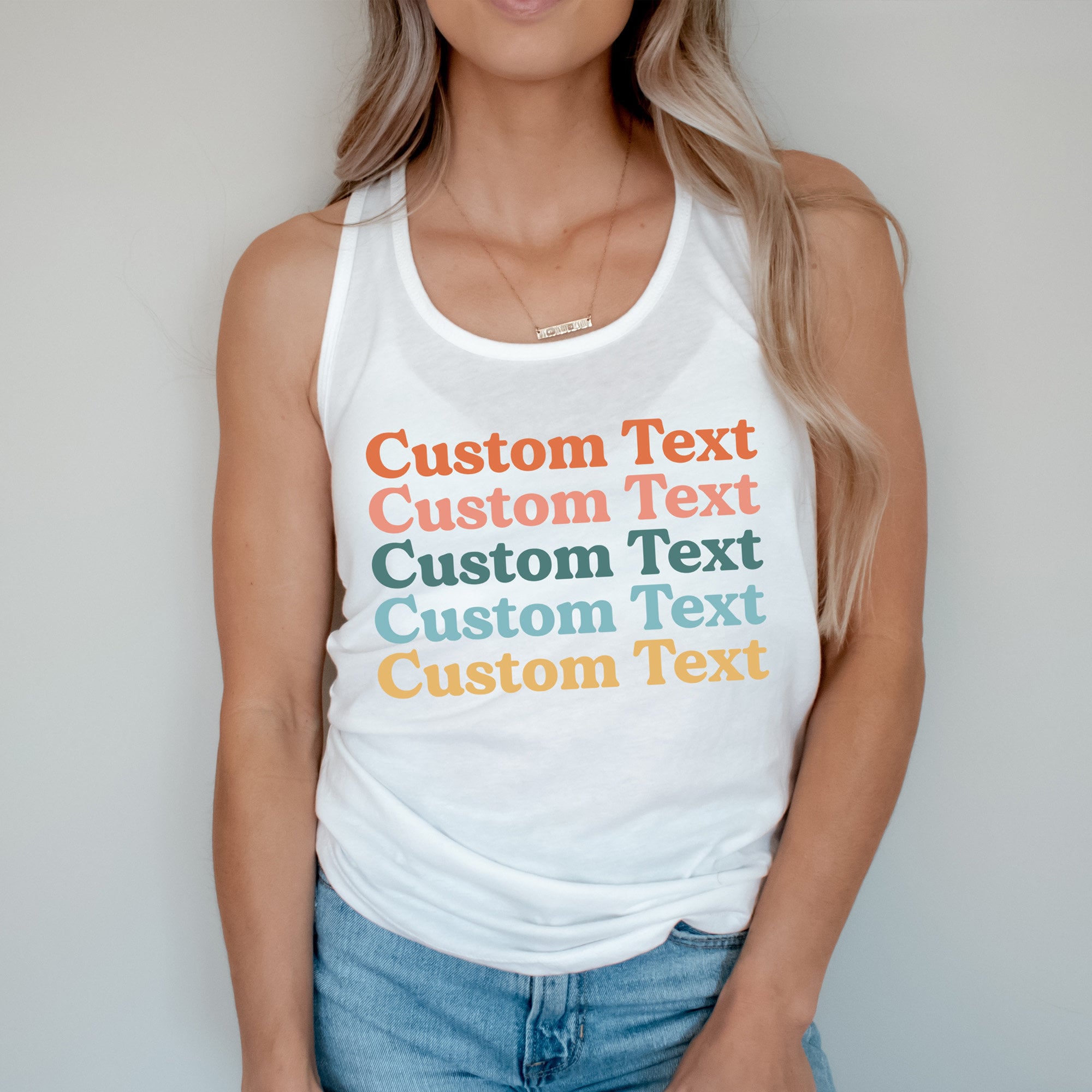 Custom Tank Top, Custom Shirts, Custom Gift, Personalized Tank ...
