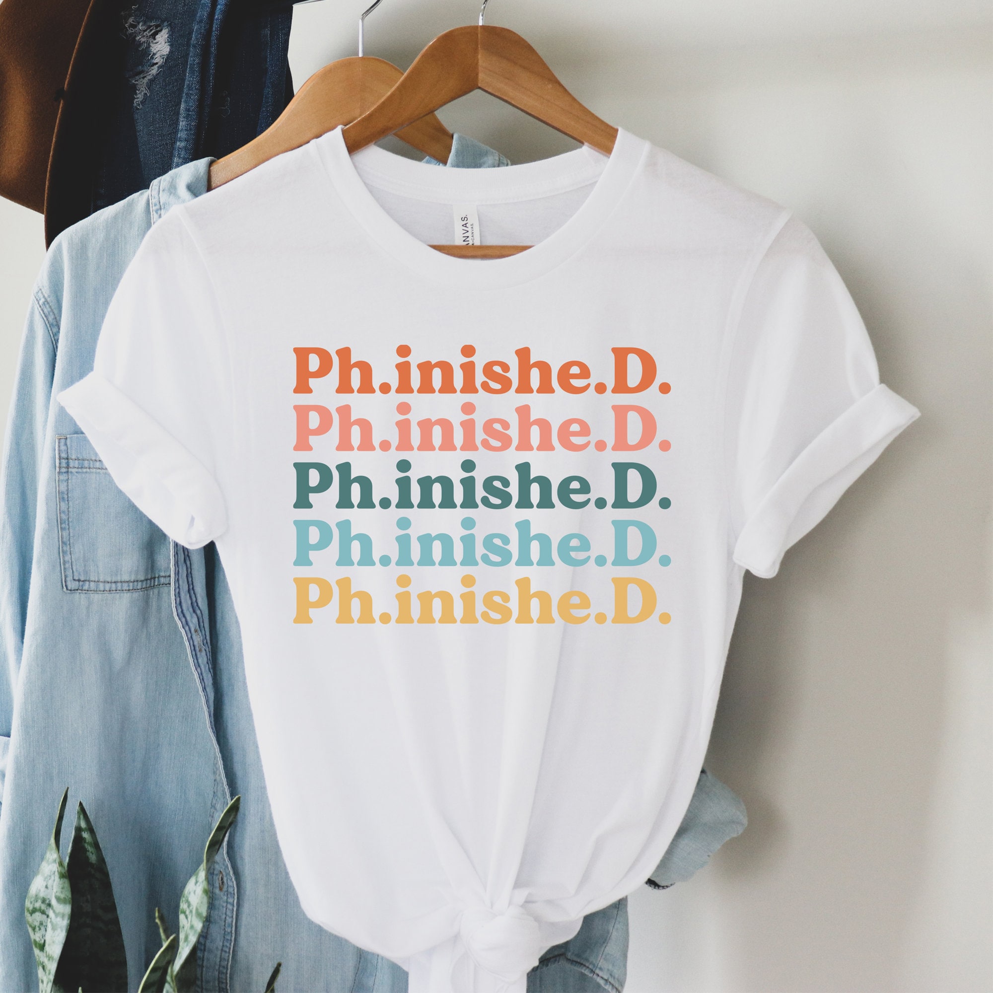 PHD Student T-shirt, Phinished Shirt, Graduation Gift, PHD Tshirt ...