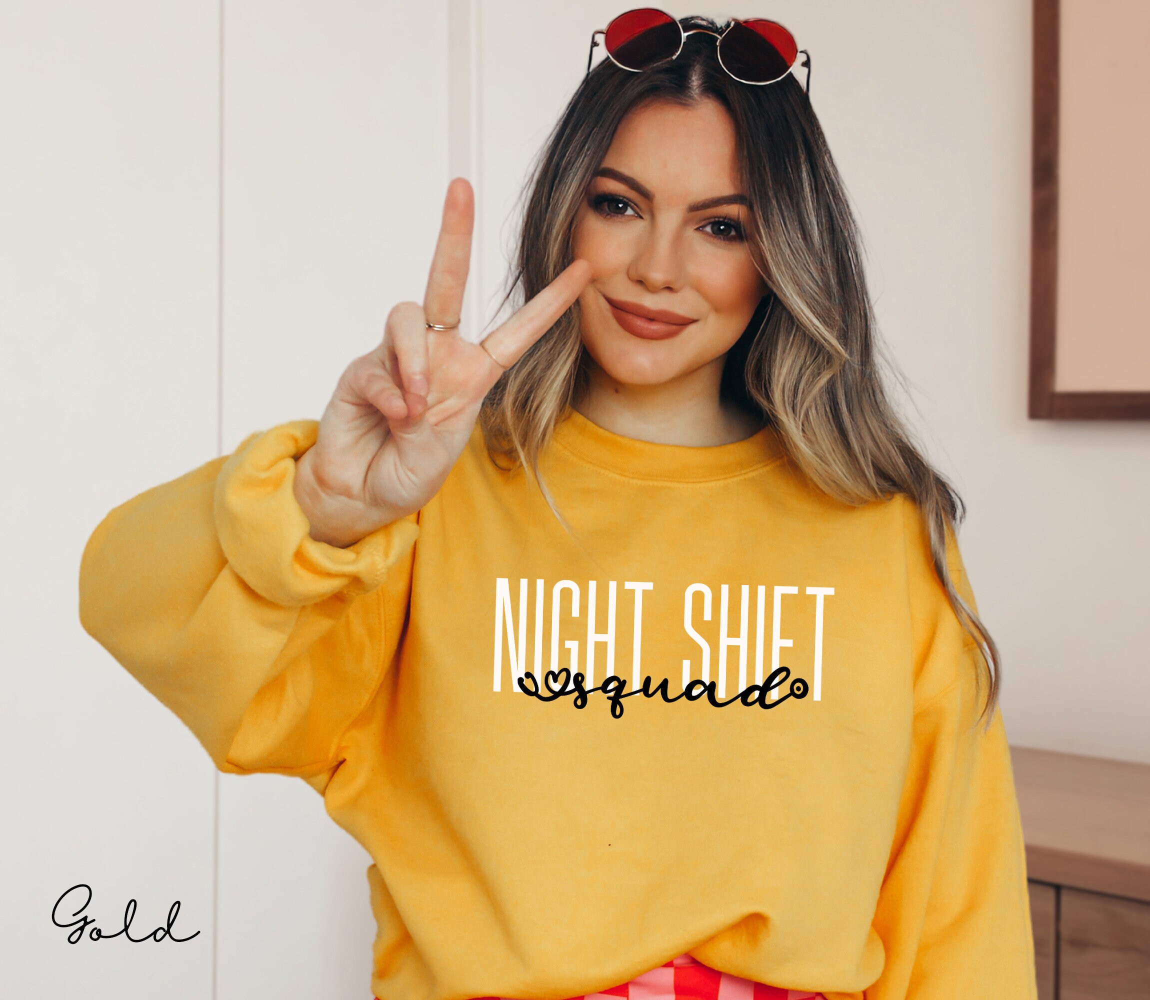 Night Shift Squad Shirts, Night Shift Nurse Sweatshirt, Night Shift ...