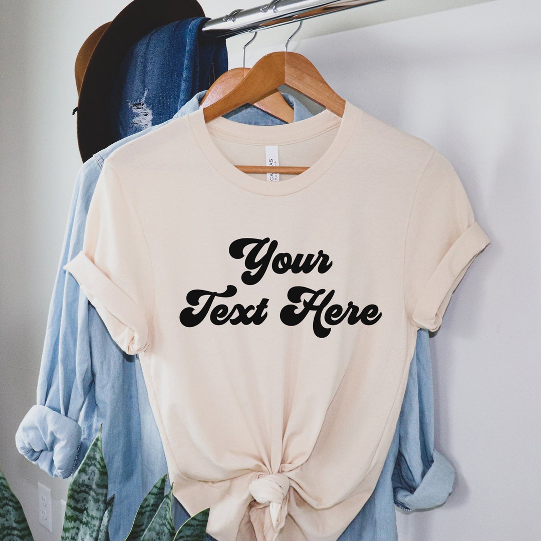 Retro Custom Shirt, Custom Shirts, Custom T-shirt, Personalized T-shirt ...