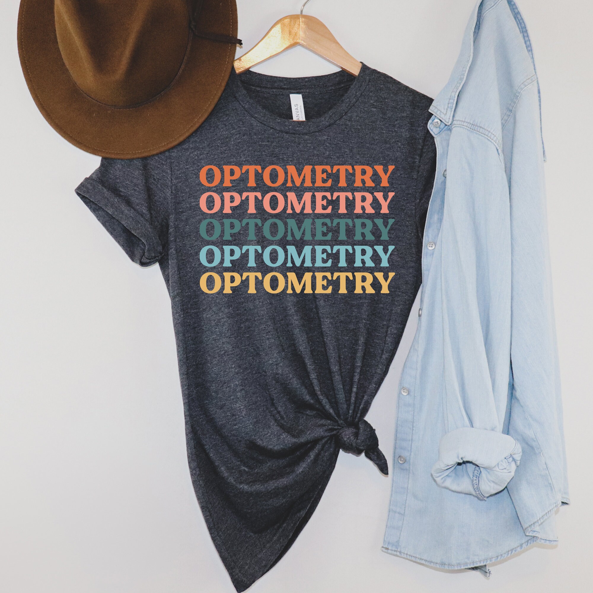 Retro Optometry T-Shirt Ophthalmology Optical Optician | Etsy