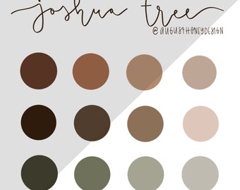 Joshua Tree Palette - Etsy