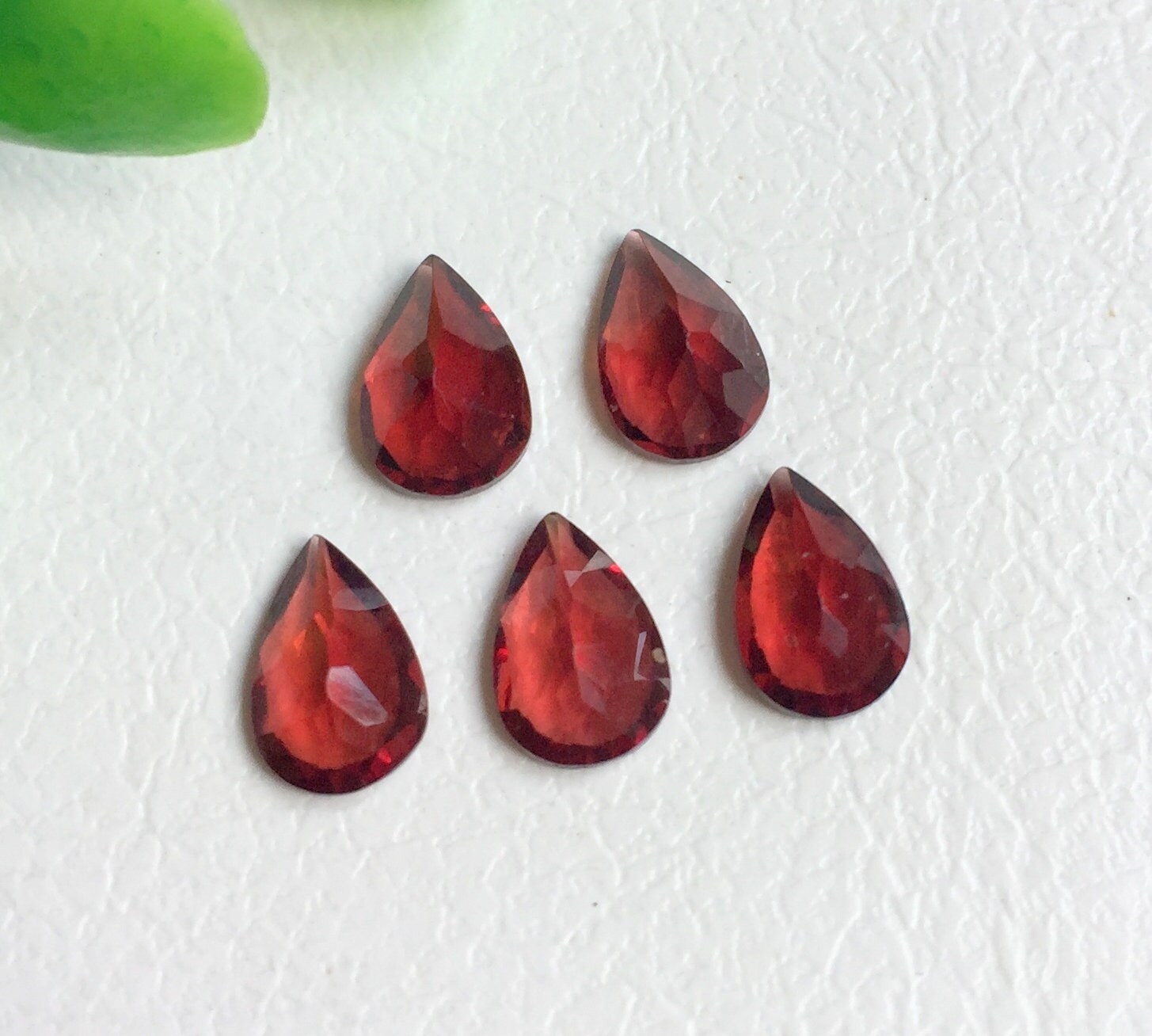 5x8mm Garnet 5pc Pack Smooth Faceted Fine Garnet for Jewelry - Etsy UK