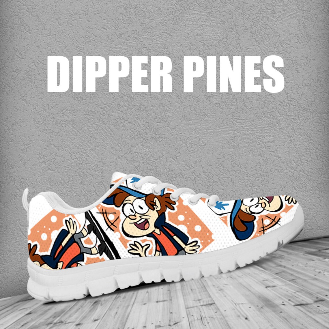 Dipper Pines Casual Sneaker Gravity Falls Schuhe Disney | Etsy