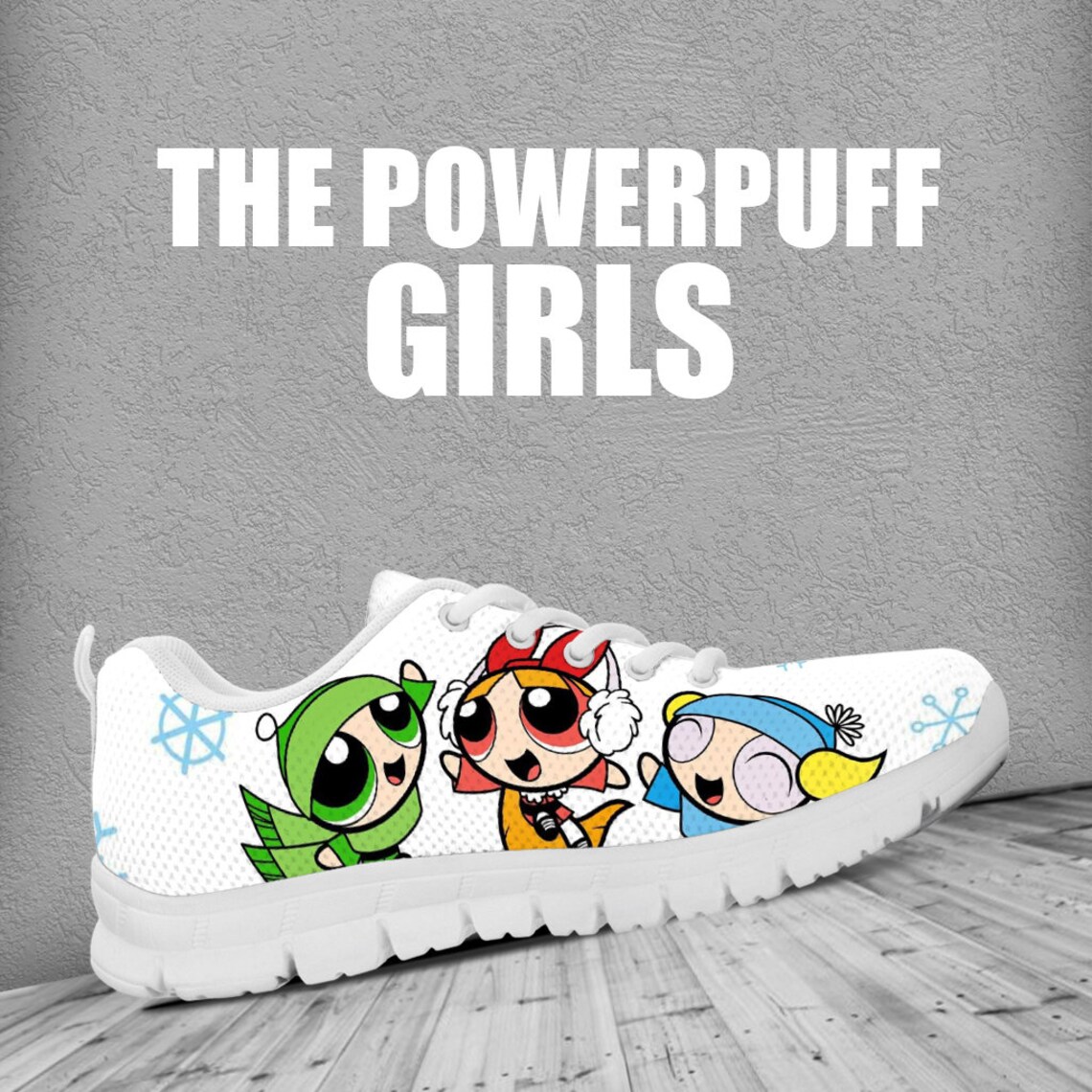 Powerpuff Girls Casual Sneaker Blossom Shoes Bubbles | Etsy