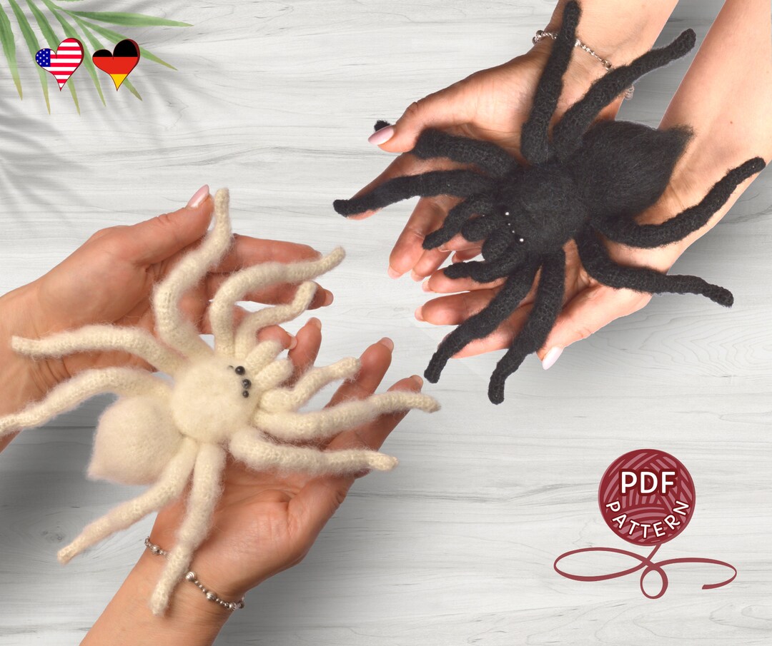 Crochet Pattern. Amigurumi Tarantulas. Colored Spiders. DIY - Etsy