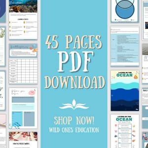 Marine Biology Unit Study| Homeschool Unit Study | Open Ended Project ...