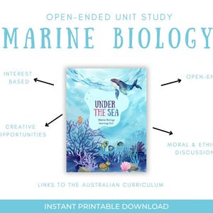 Marine Biology Unit Study| Homeschool Unit Study | Open Ended Project ...