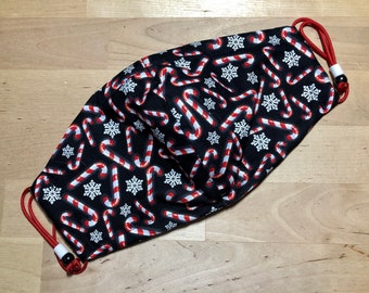 Candy Cane Face Mask | Etsy
