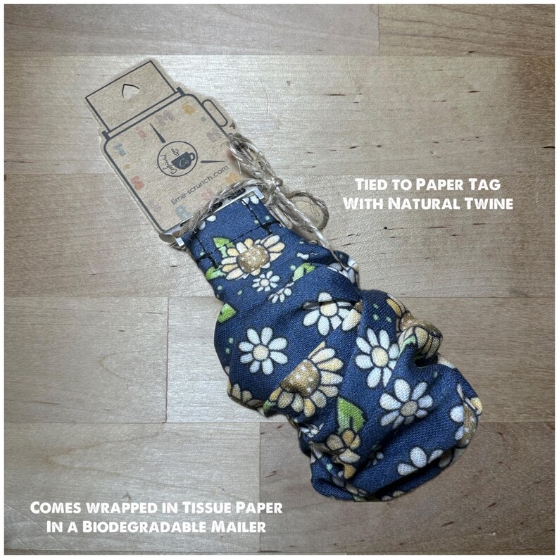 Hello Winter Organic Cotton Scrunchie Watch Band | Apple, Garmin - Etsy