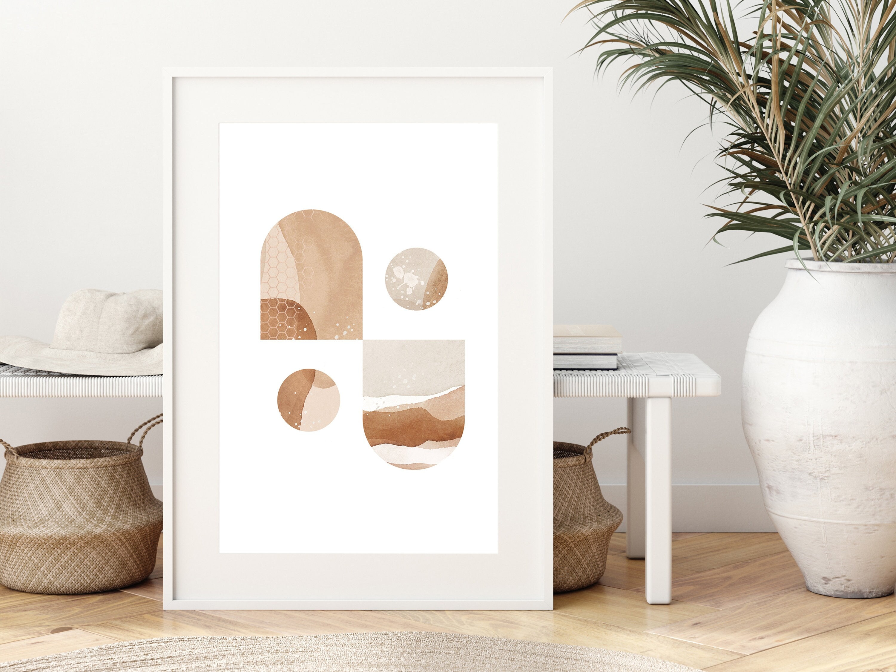 Archway Art Print | Geometric Abstract PRINTABLE Wall Art | Geometric ...