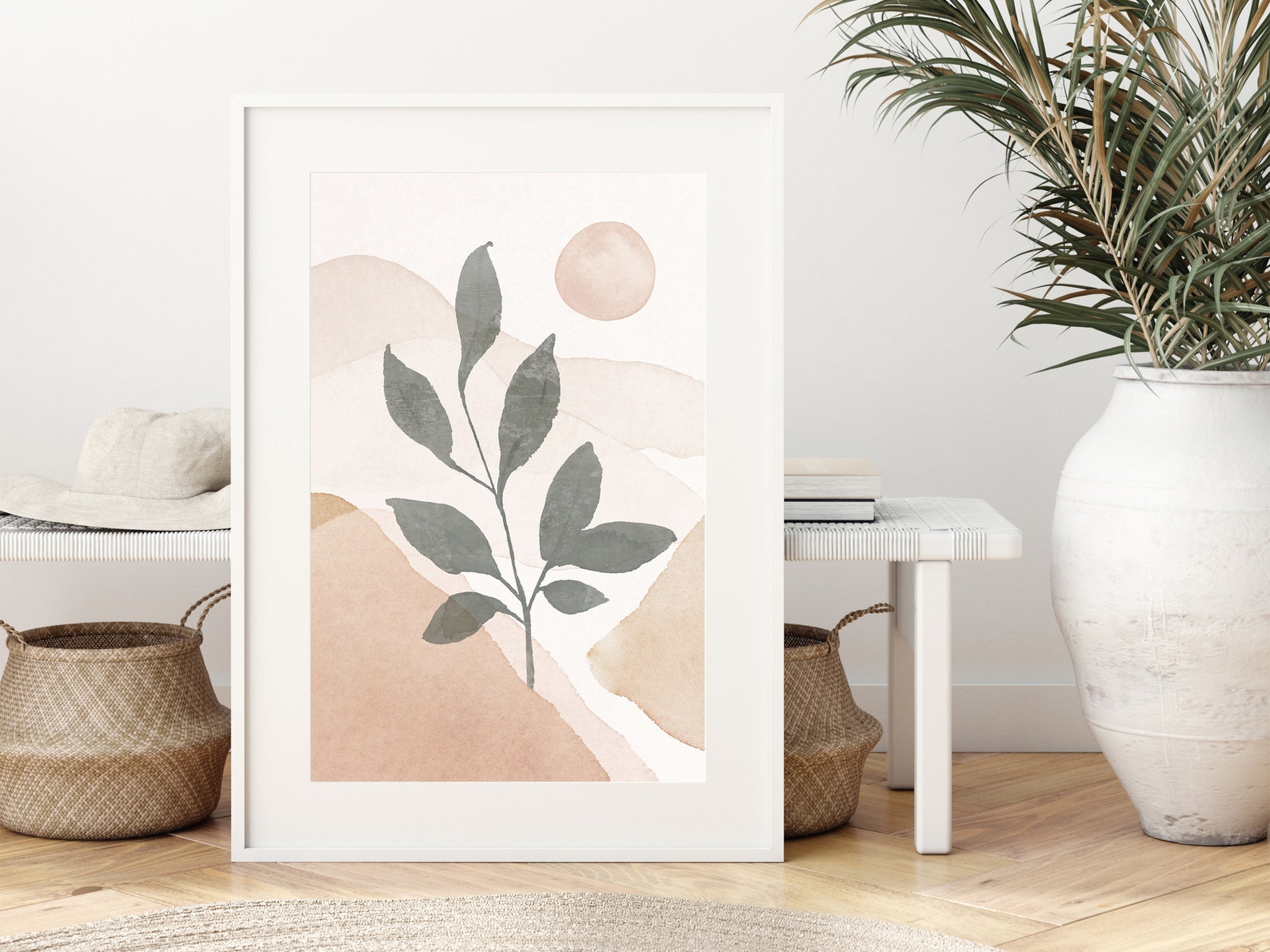 Boho Plant Art Print PRINTABLE Wall Art Botanical Poster - Etsy