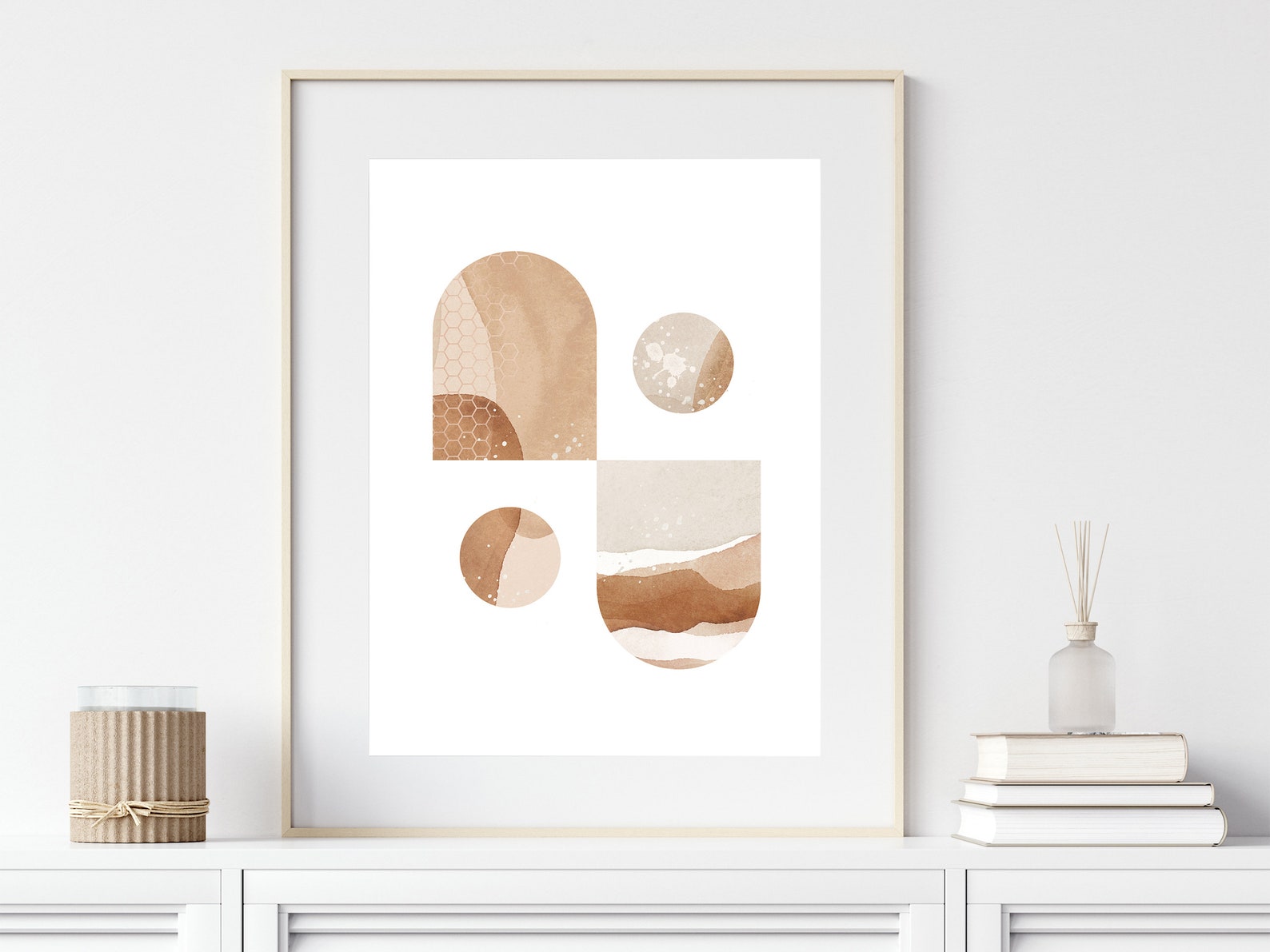 Archway Art Print | Geometric Abstract PRINTABLE Wall Art | Geometric ...