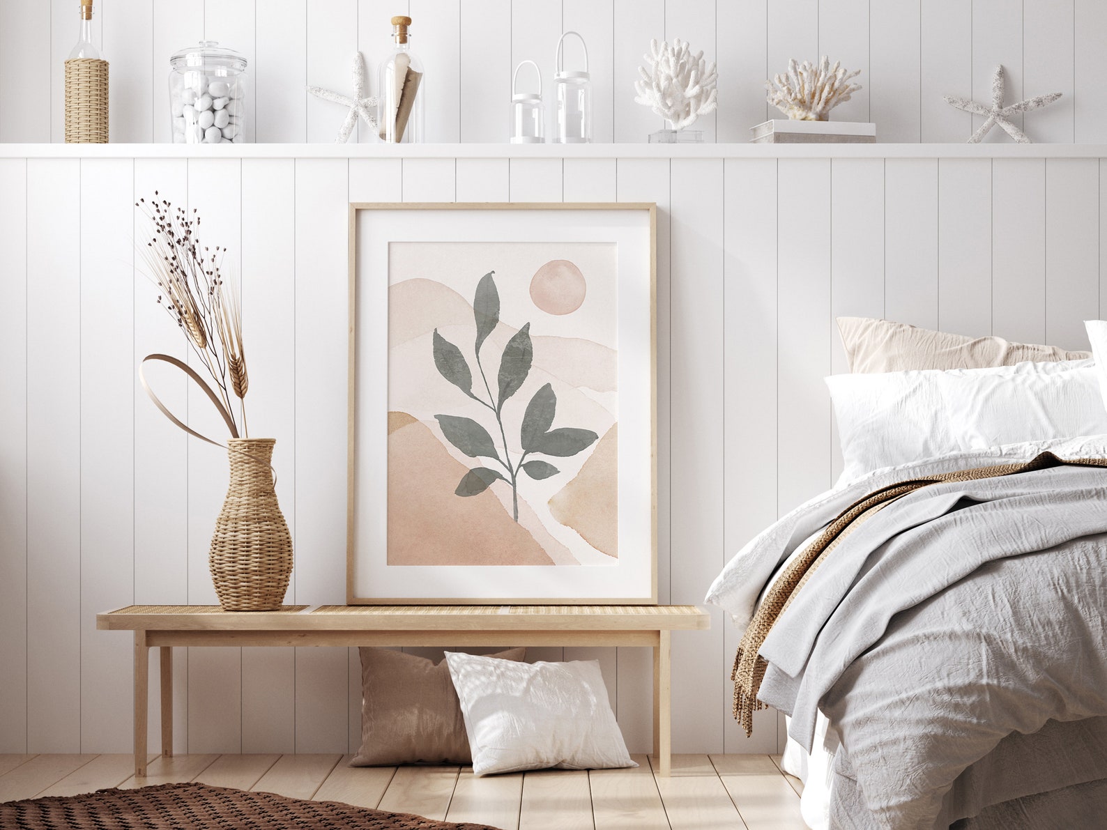 Boho Plant Art Print PRINTABLE Wall Art Botanical Poster - Etsy