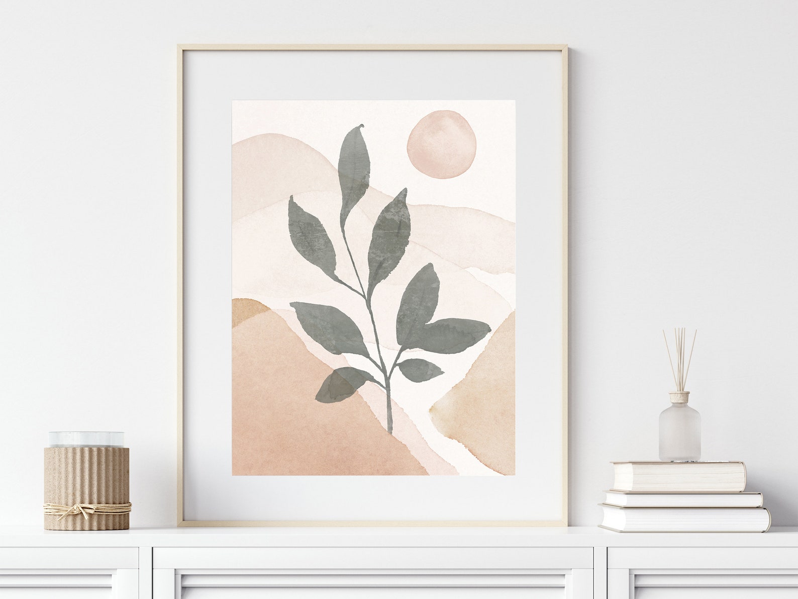 Boho Plant Art Print PRINTABLE Wall Art Botanical Poster - Etsy