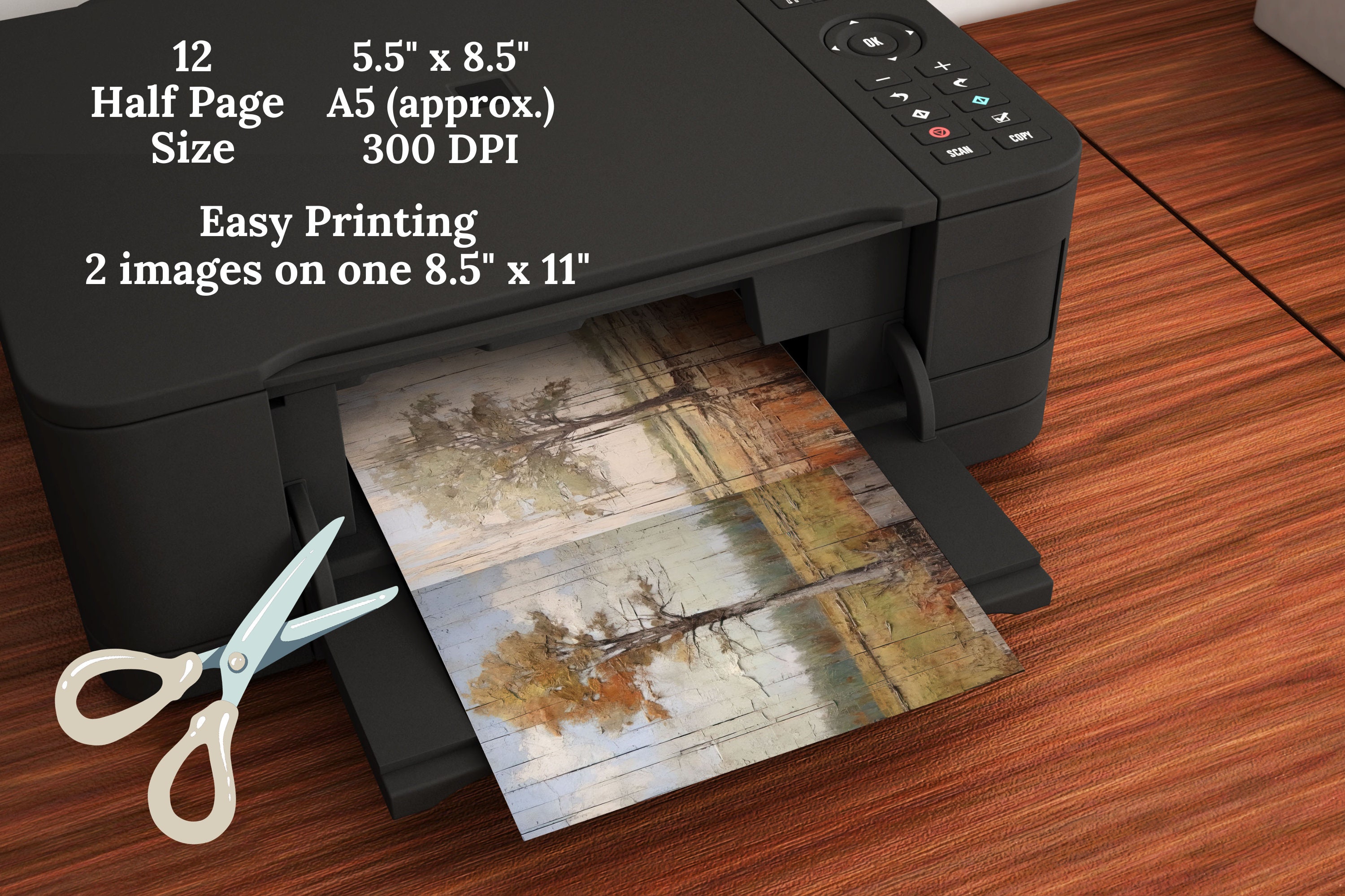 Rustic Half Papers Ephemera Collage Junk Journal Printable Decoupage ...