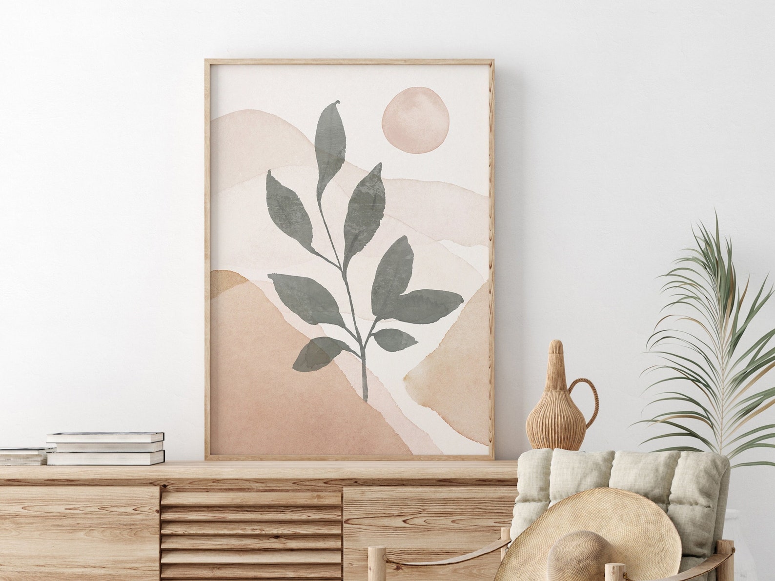 Boho Plant Art Print PRINTABLE Wall Art Botanical Poster - Etsy