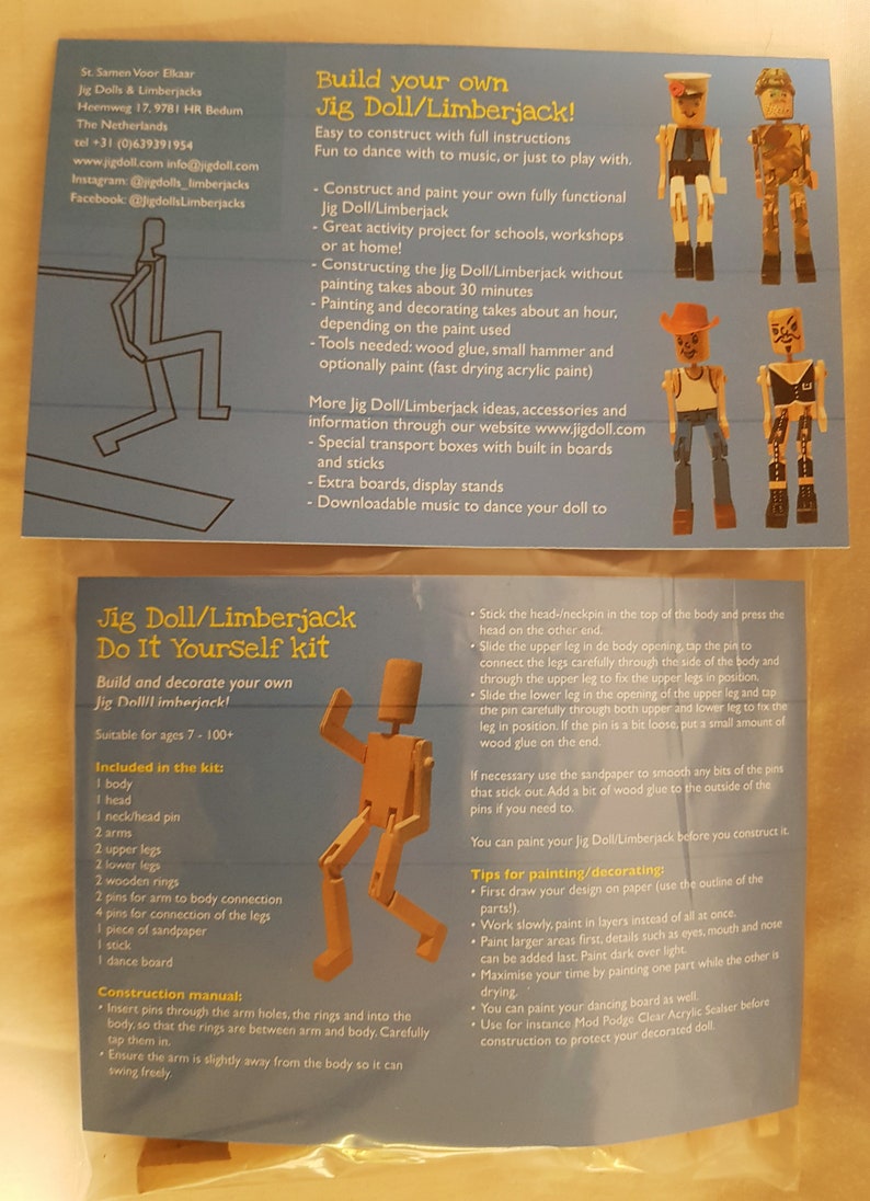 Do It Yourself Jig Doll Kit - Etsy