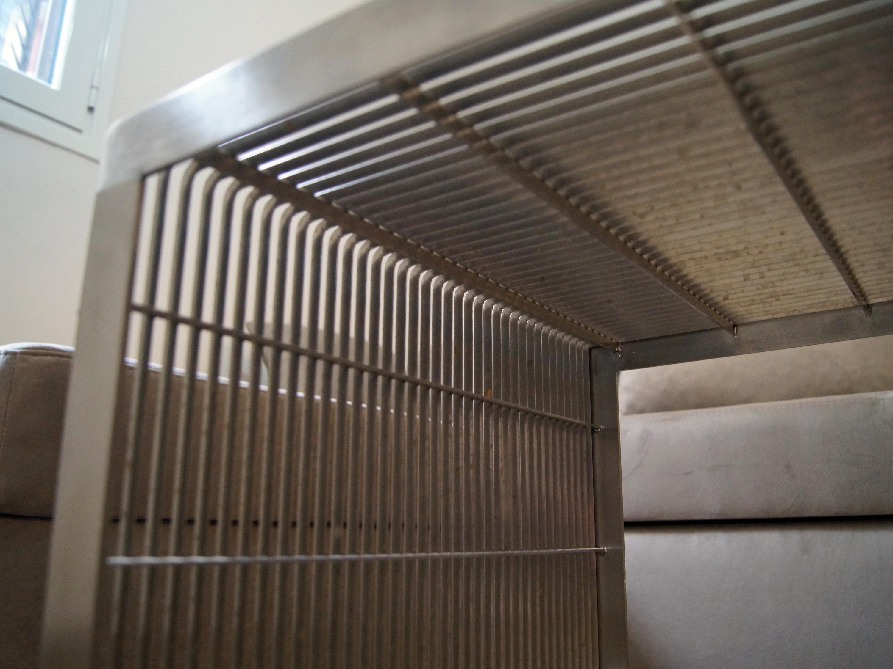 Large Stainless Steel Modern Design Table - Etsy