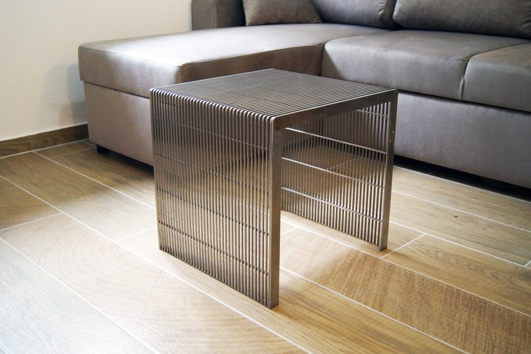 Small Coffee Table Stainless Steel - Etsy