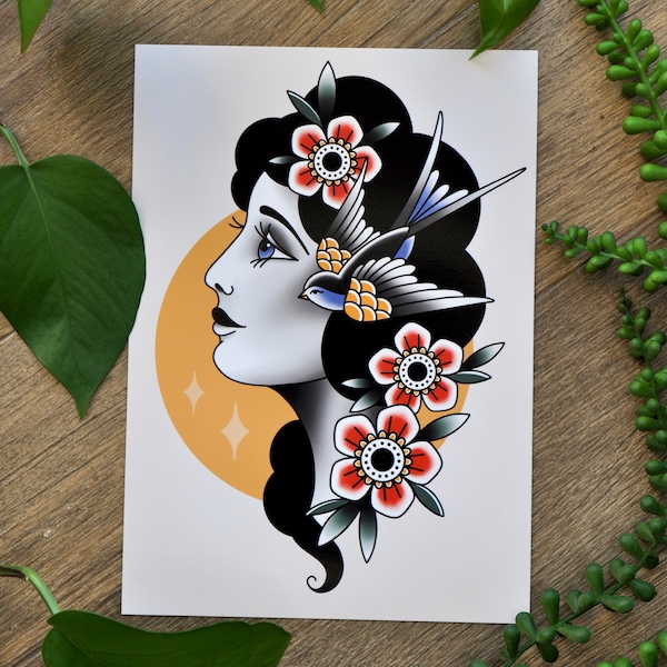 Gypsy Tattoo - Etsy UK