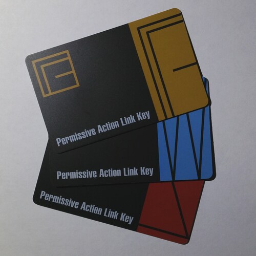 Metal Gear Solid : Permissive Action Link Key Card PAL Set - Etsy