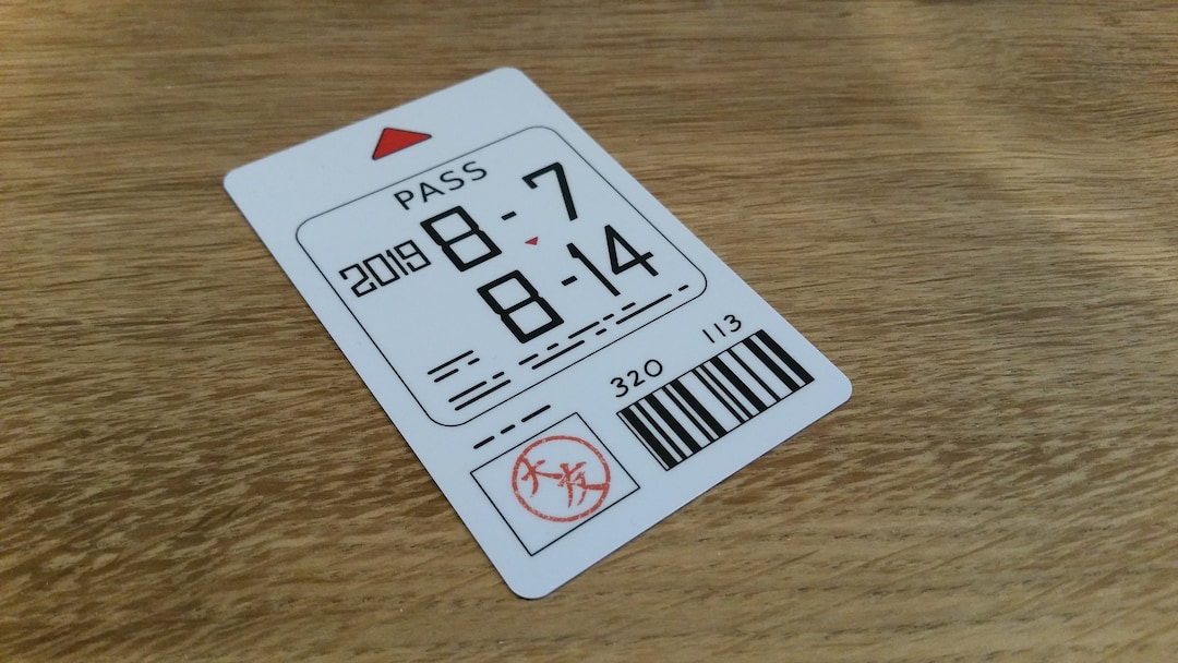 Akira Anime Lab Security Pass Access Card. - Etsy