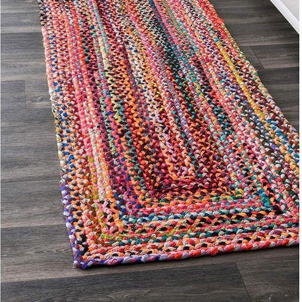 Loomed Cotton Rug - Etsy