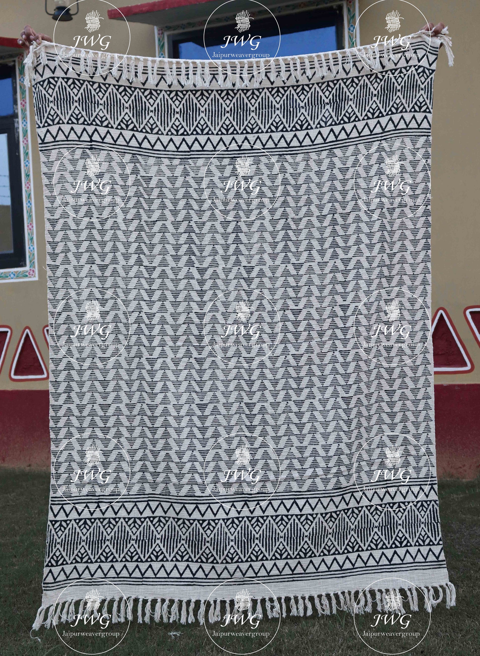 Bohemian Handmade Throw Blankets and Throws Hand Loomed - Etsy