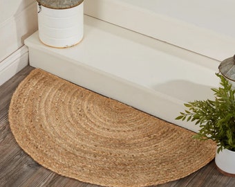 Half Moon Rug Jute - Etsy