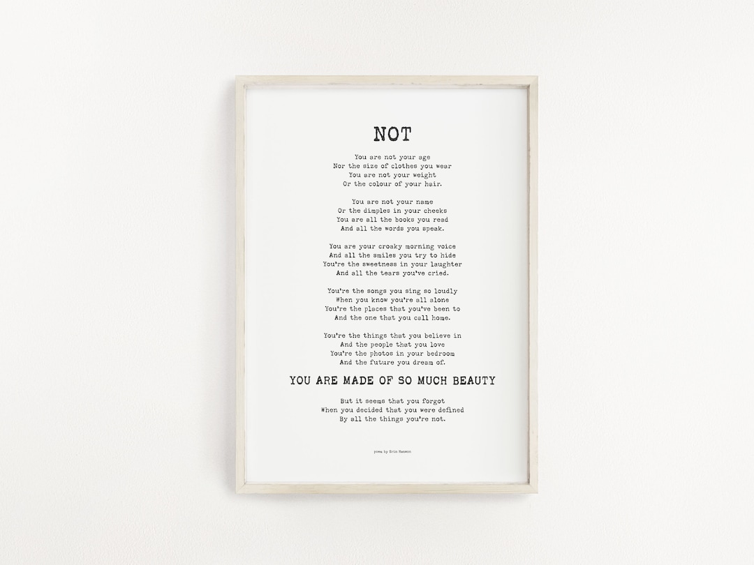Printable Teen Bedroom Poem Instant Download Various Size - Etsy