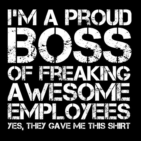 Proud Boss of Freaking Awesome Employees Svg - Etsy