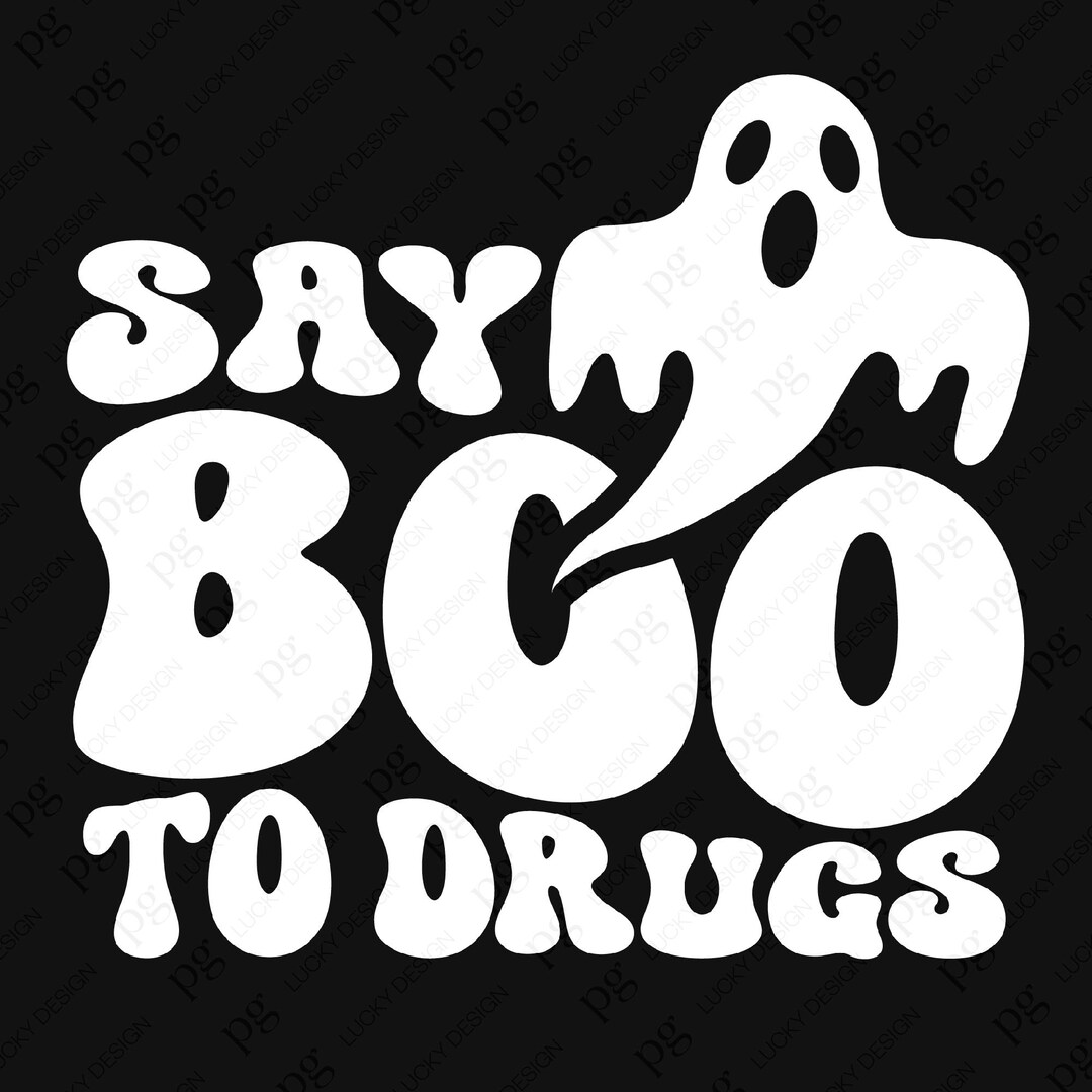 Say Boo to Drugs Svg Png, Say No to Drugs Svg, We Wear Red Svg, Red ...