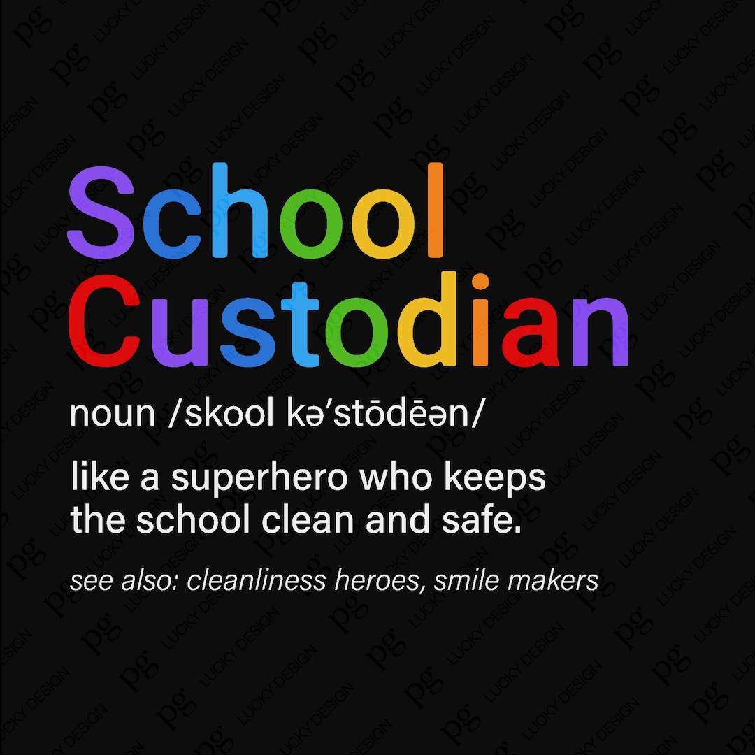 School Custodian Definition Svg Png, Back to School Funny School ...