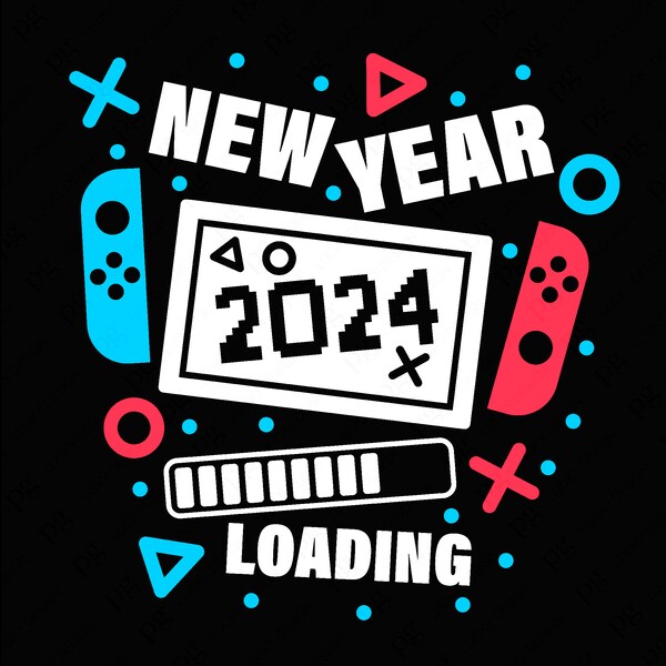 New Year Loading Svg - Etsy