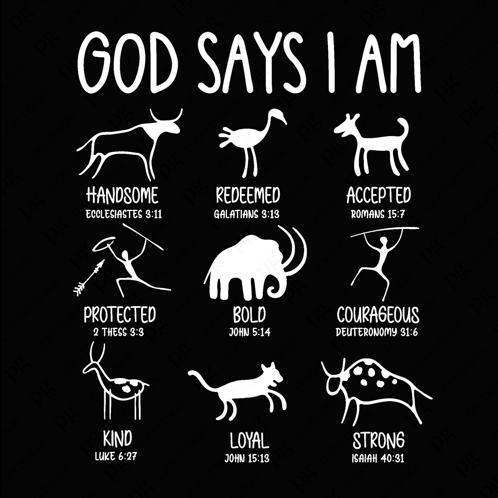 God Says I Am Hunting Svg Png, Trust God Christian Jesus Religious ...