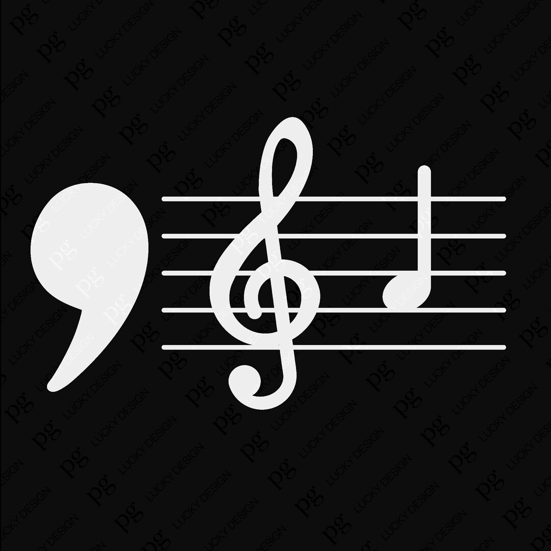 Comma La Music Notes Svg Png, La Png, Election Svg, Funny Music Teacher ...