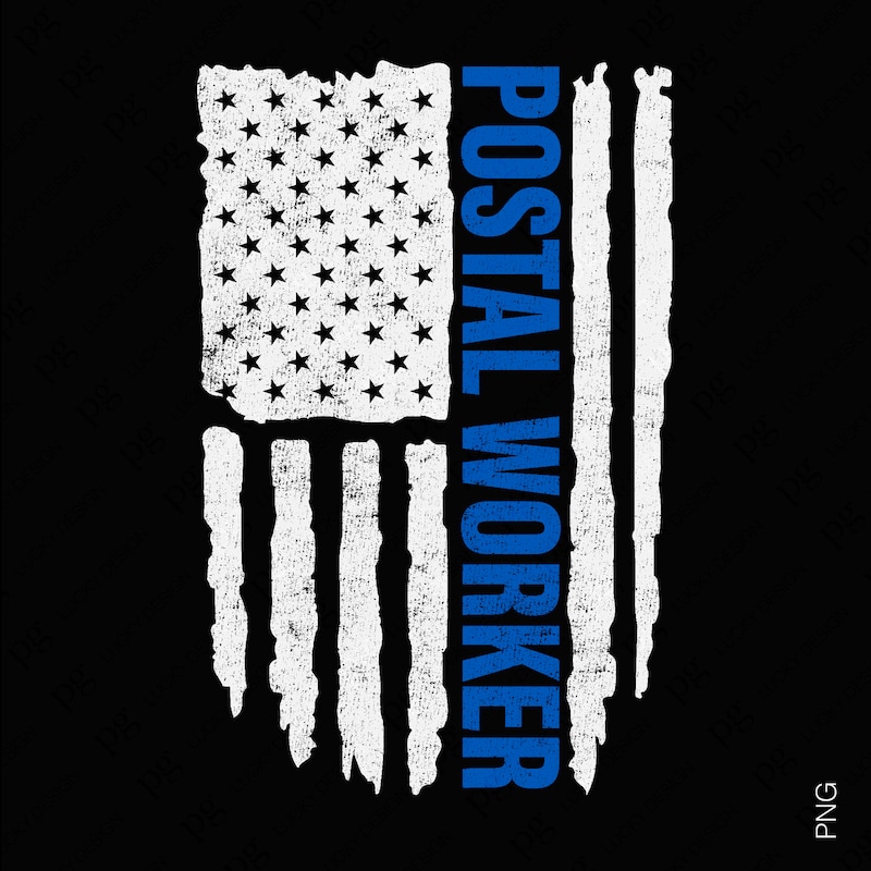 Postal Worker Svg - Etsy