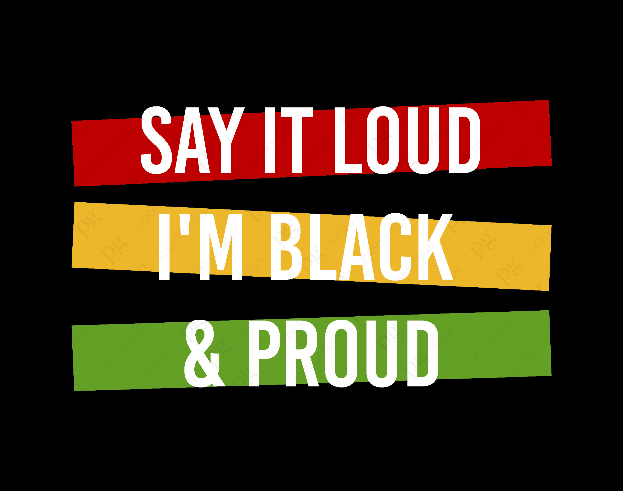 Say It Loud I'm Black And I'm Proud Svg Juneteenth | Etsy