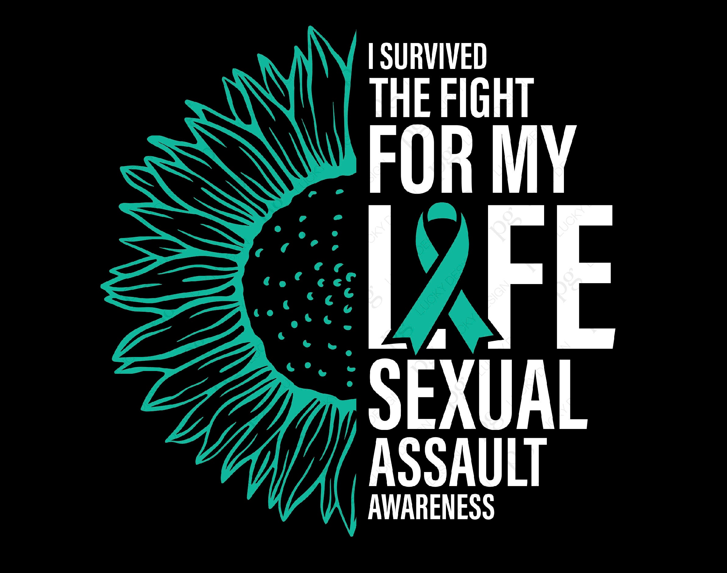 I Survived the Fight for My Life Svg Png Sexual Assault - Etsy