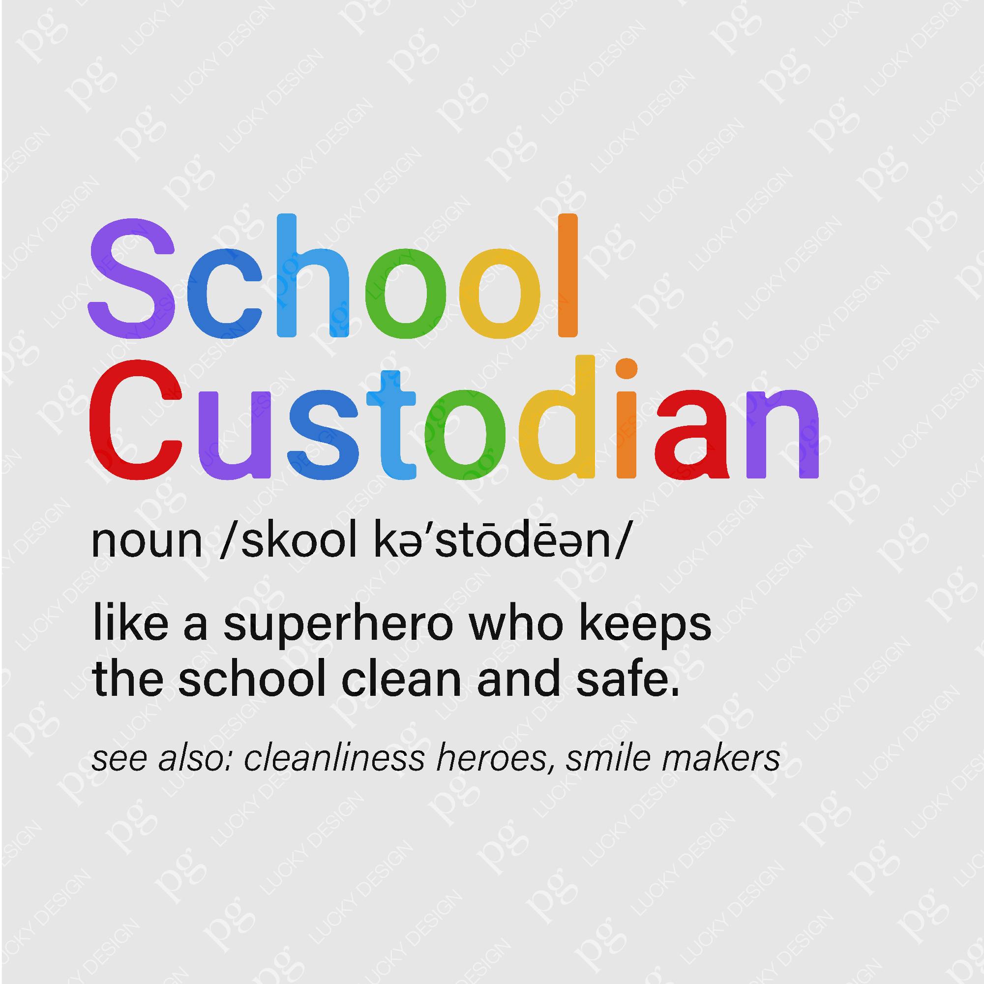 School Custodian Definition Svg Png, Back to School Funny School ...