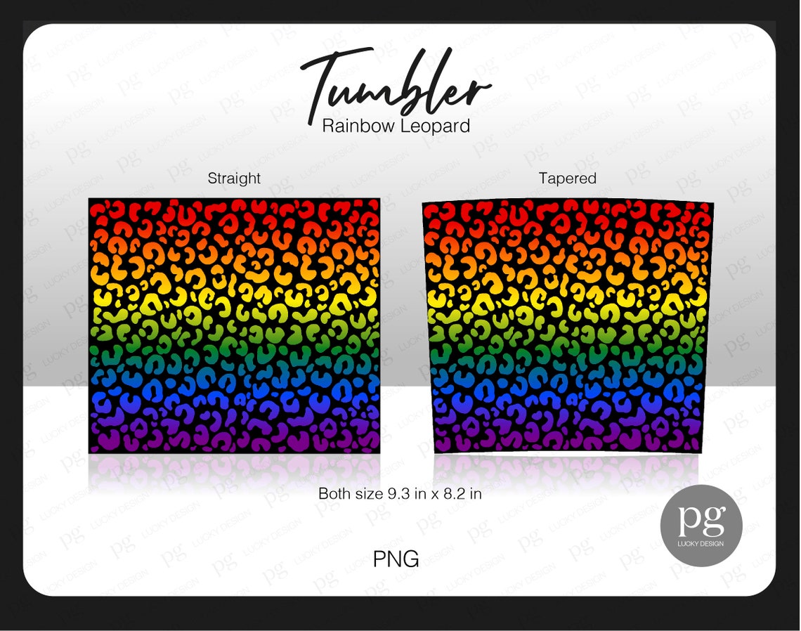 Lgbt Pride Rainbow Leopard Cheetah Skinny Straight Tapered - Etsy.de