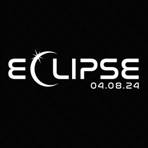 Eclipse 04.08.24 Svg Png, 2024 Total Solar Eclipse Svg, April 8 2024 ...