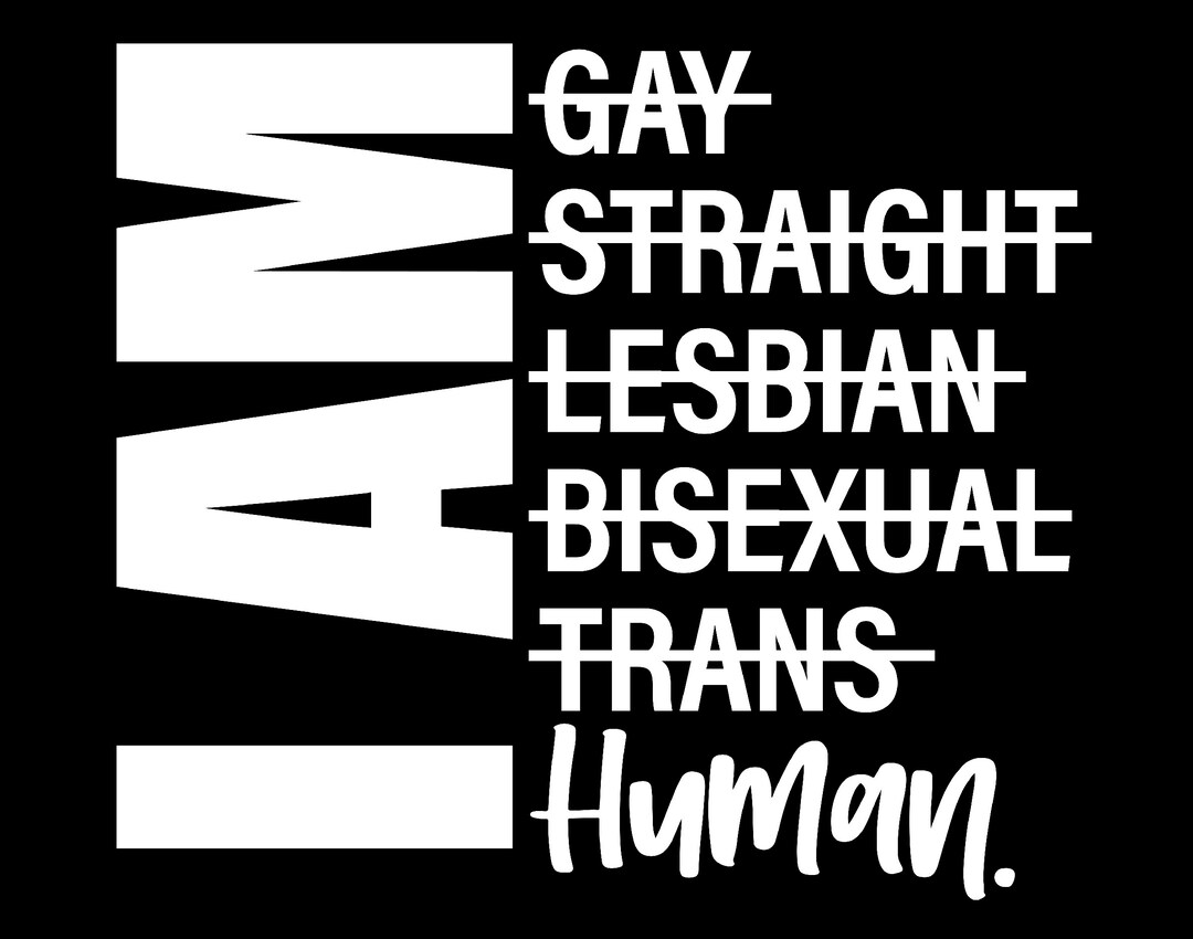 I Am Human Svg Png, Gay Pride LGBTQ Svg, Support Human Rights Pride ...