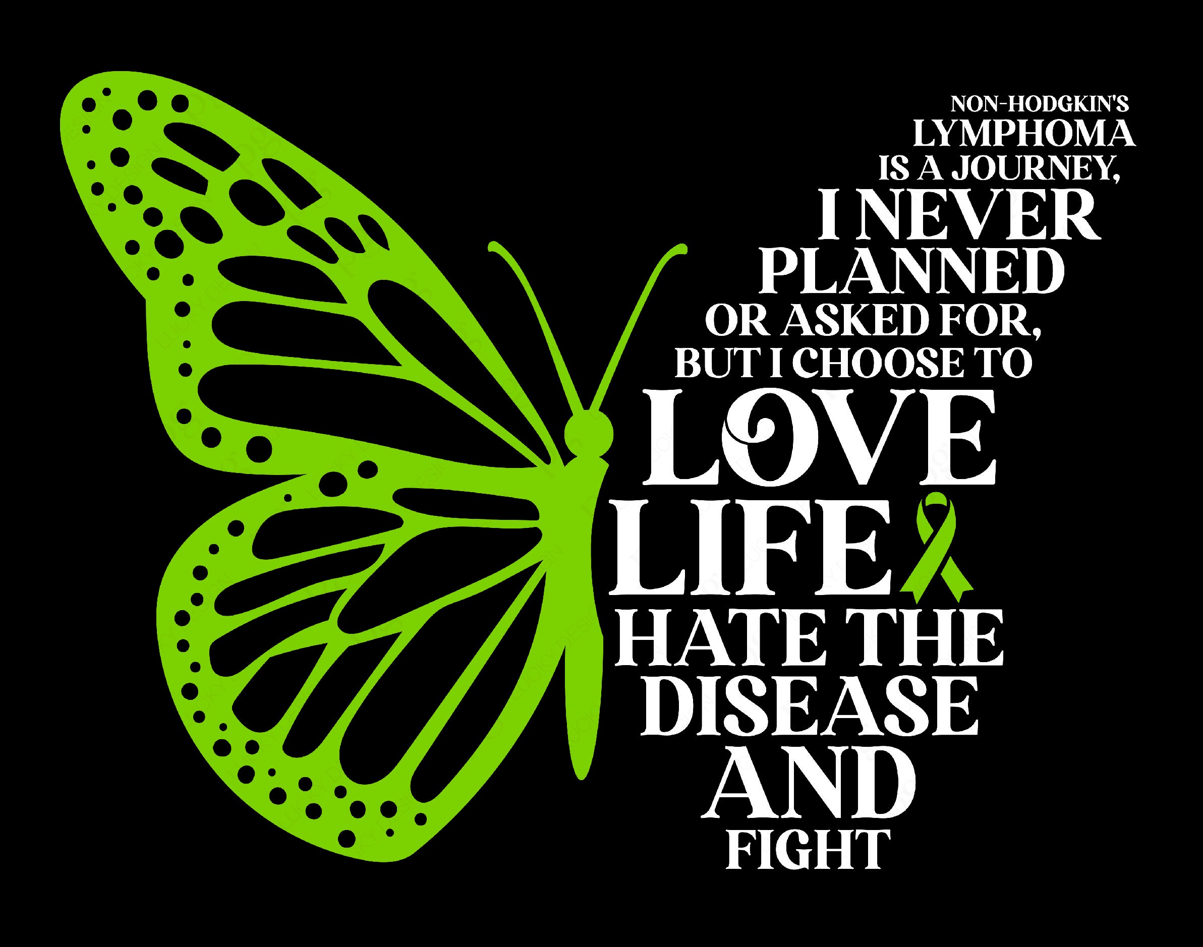 Non-hodgkin's Lymphoma is A Journey Svg Png, Cancer Survivor Svg, NHL ...